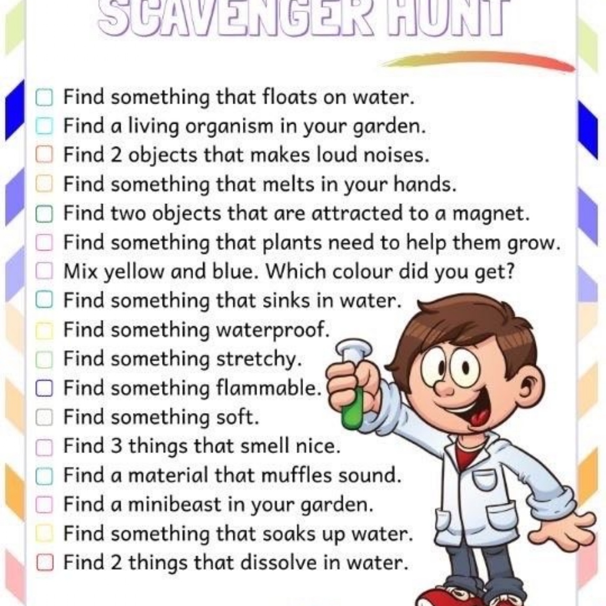 Science Scavenger Hunt
