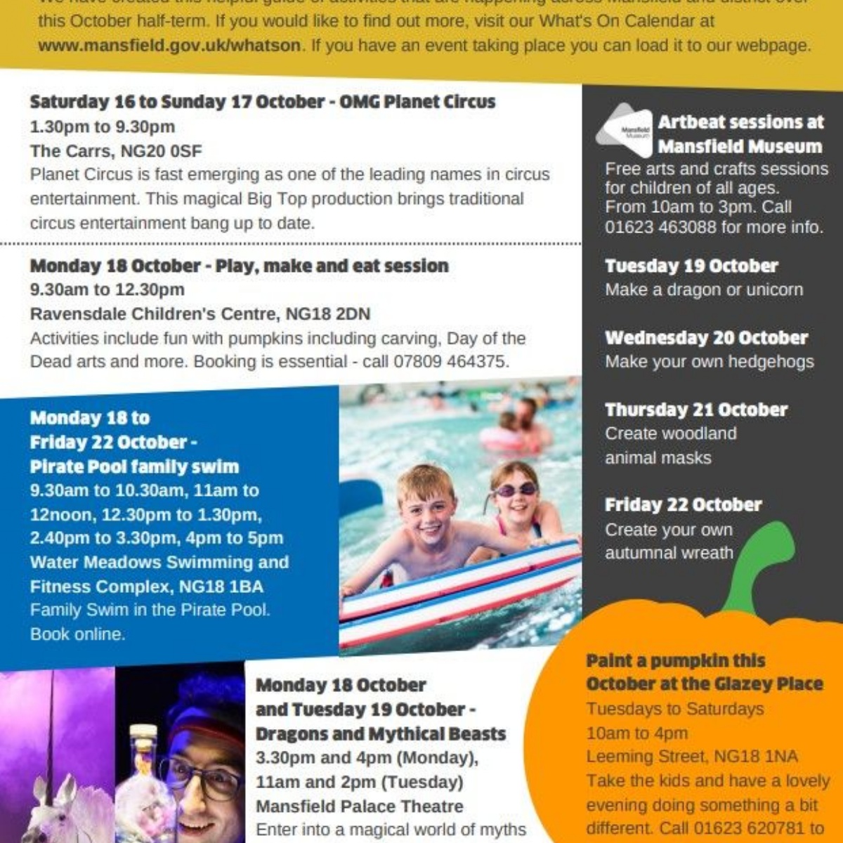 Sutton Road Primary And Nursery October Half Term Activities 2021